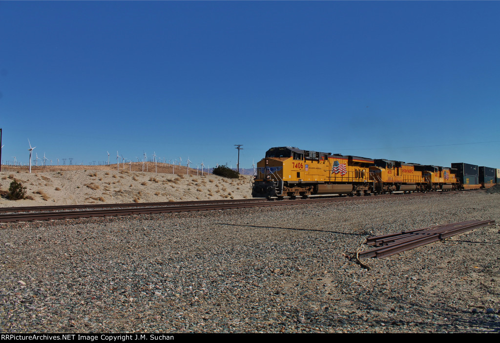 UP 7406 leads the KG1CI-16